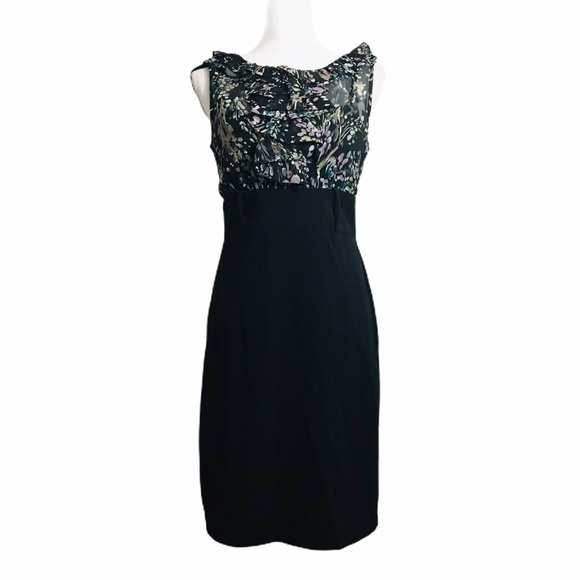 AB Studio | Dresses | Ab Studio Sleeveless Sheath Midi Dress Sz 4 ...
